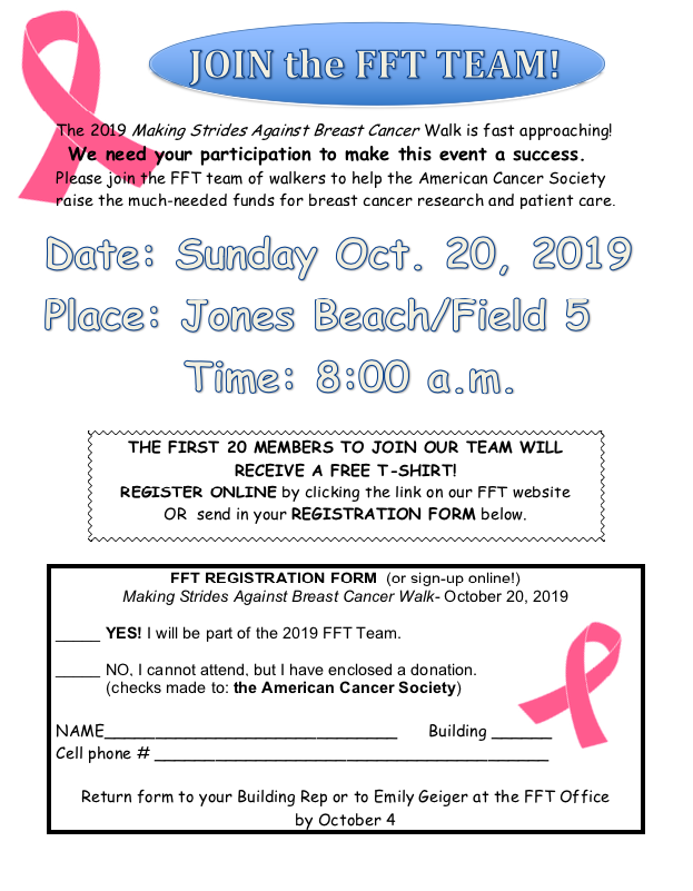 Making Strides Against Breast Cancer 5K - Oct 20th | Farmingdale ...